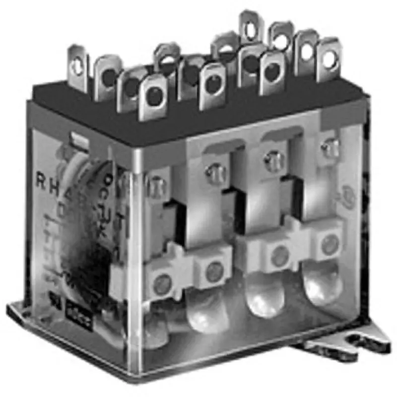 Buy IDEC RH Type Power Relay Blade Terminal 4 Poles Coil Voltage 220 V ...