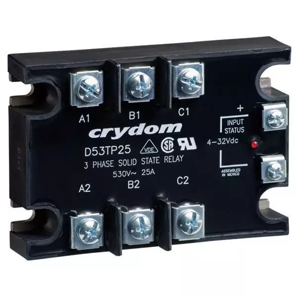 Buy Crydom 53TP Series Three Phase Relays Panel Mount 25 A Load Current ...