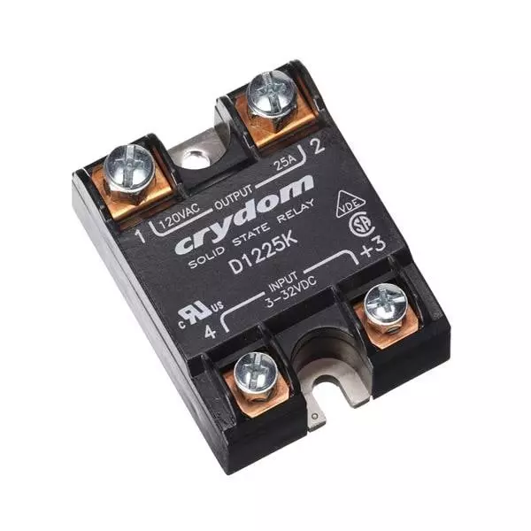 Buy Crydom Solid State Relays Controller Panel Mount 25 A Load Current Rating, D1225K Online at ...