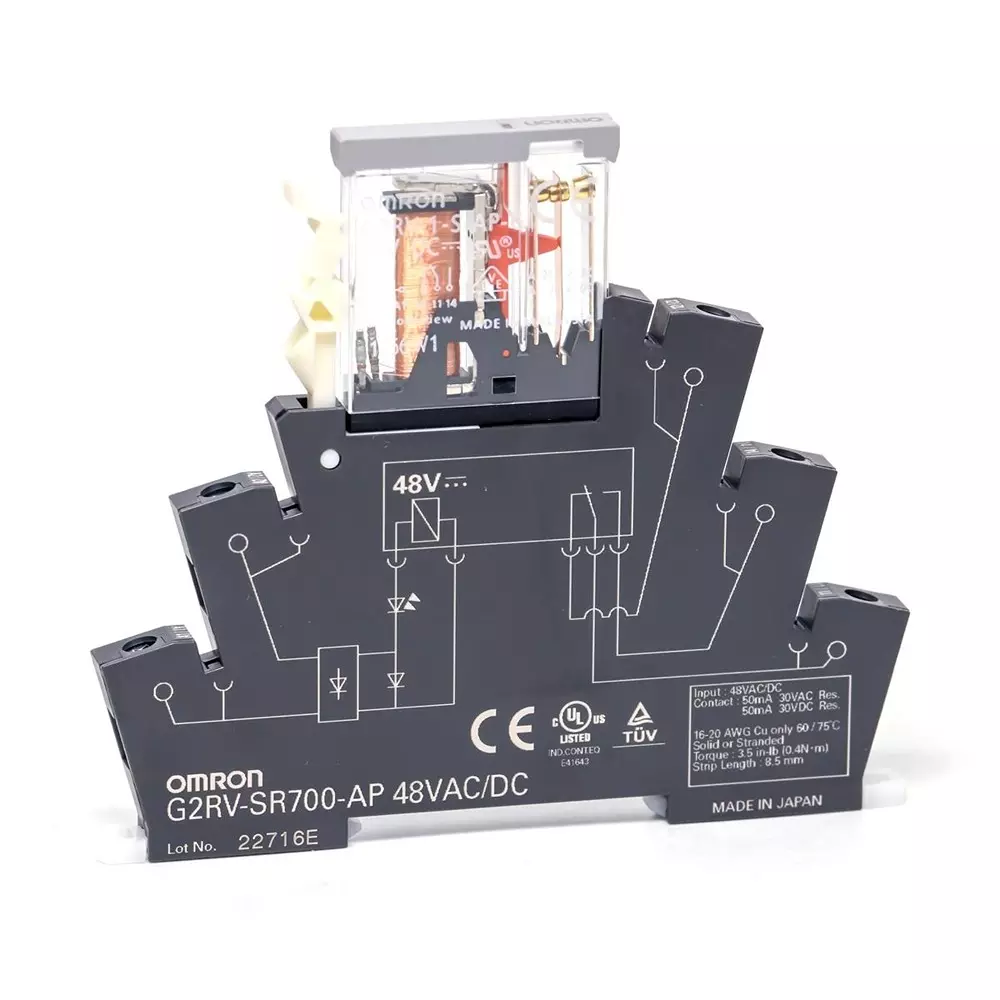 Buy Omron Solid State Relay DIN Rail Mount 110 VAC Control Voltage ...