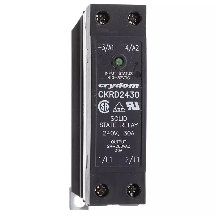 Buy SENSATA/CRYDOM Solid State Relay 30 A RMS Load DIN Rail Mount 280 V ...