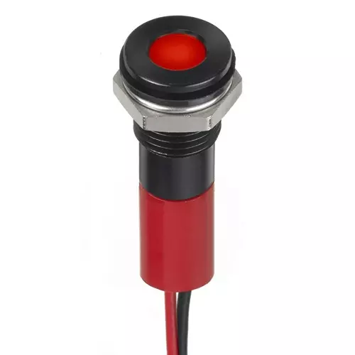 Buy RS PRO Red Panel Mount Indicator 24V DC, Mounting Hole Size 8 mm ...