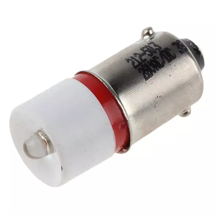 Buy RS PRO LED Indicator Lamp, BA9s, Red, Single Chip, 10 mm dia 28 V ...