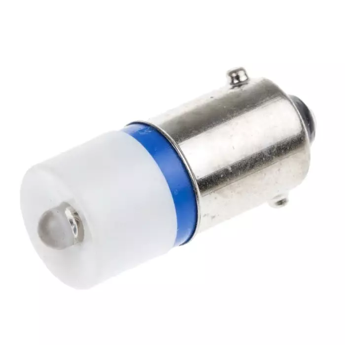 Buy RS PRO LED Indicator Lamp, BA9s, Blue, Single Chip, 10 mm dia 6 V ...