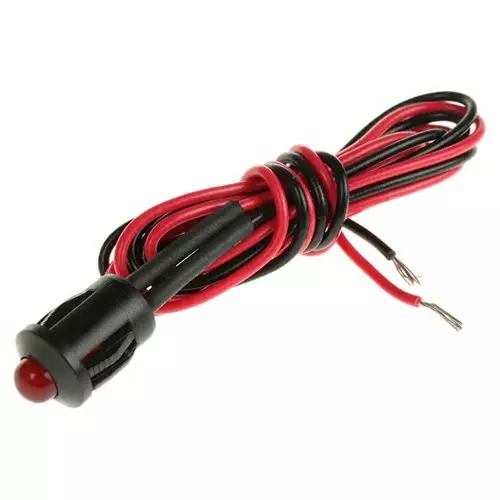 Buy RS PRO Red Panel Mount Indicator 12V DC, Mounting Hole Size 8 mm ...