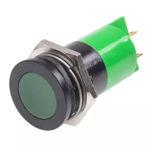 Buy RS PRO Green Panel Mount Indicator , Mounting Hole Size 22 mm ...