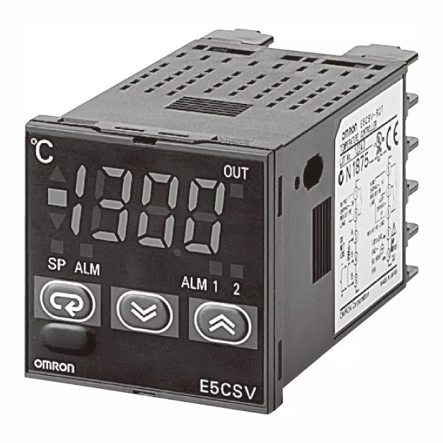 Buy Omron Thermac S Electronic Temperature Controller AC 100-240 V, E5CSV-Q1G-AC100-240 Online ...