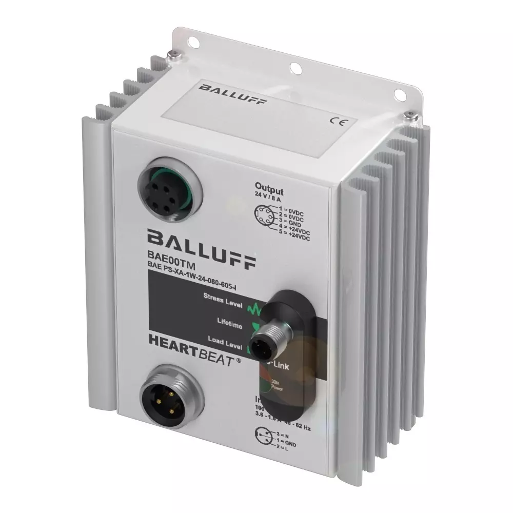 Buy BALLUFF Heartbeat Power Supply Unit Flange Mount Aluminium PC 8 A ...