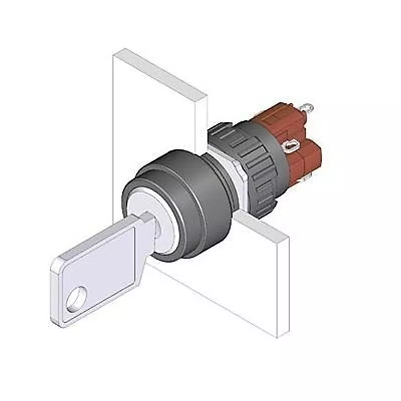 Buy EAO Keylock Switch Non-Illuminated Solder Lug Termination 5 Amp ...