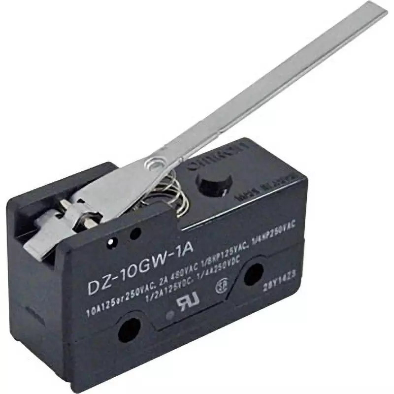 Buy Omron Double Pole Basic Switch DZ Hinge Lever Type, DZ-10GW-1A ...