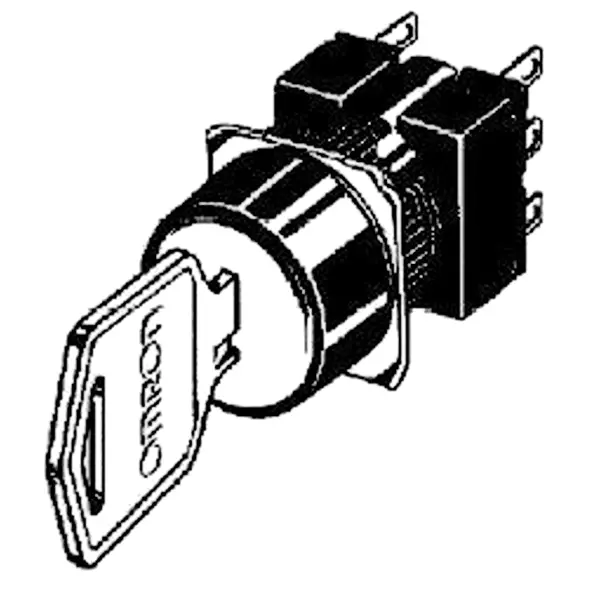 Buy Omron Key Selector Switch Non-Illuminated 3 & 5 Amp, A165K-T3AMR ...