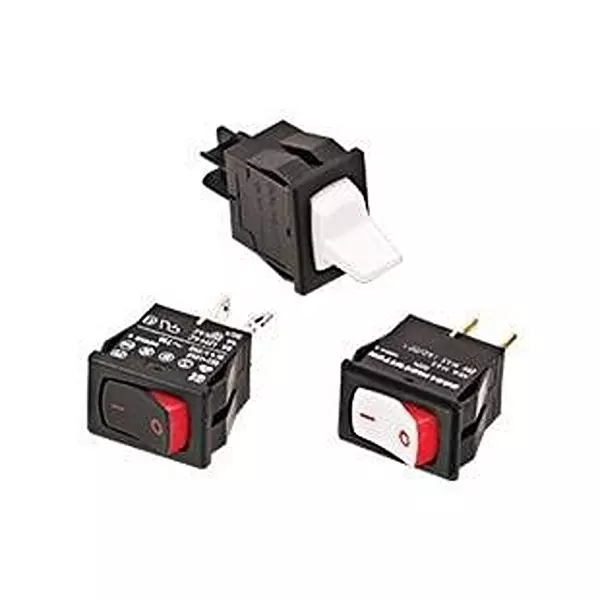 Buy CARLING TECHNOLOGIES Rocker Switch Non-Illuminated Through Hole ...