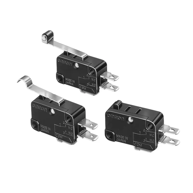 Buy Omron V Miniature Basic Switch 15 A 250 V AC Pin Plunger, V-15-4A5 ...