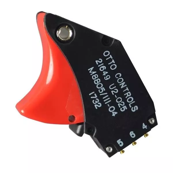 Buy Otto Trigger Switch Non-Illuminated 7 Amp 28 V DC DPDT Panel Mount ...