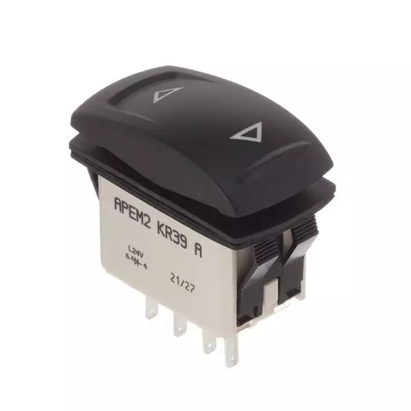 Buy APEM Rugged Power Rocker Switch Illuminated Quick Connect ...