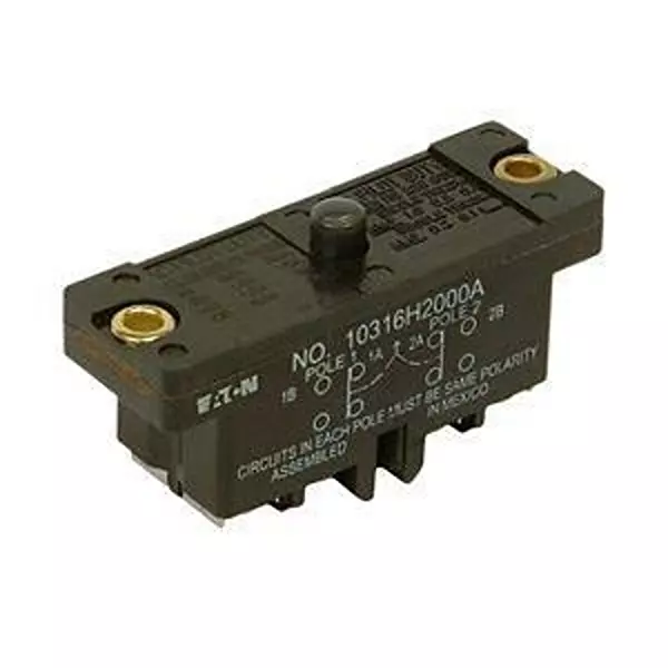 Buy EATON Interlock Switch Screw 3 & 30 Amp 120 V DC DPDT, 10316H2000 ...