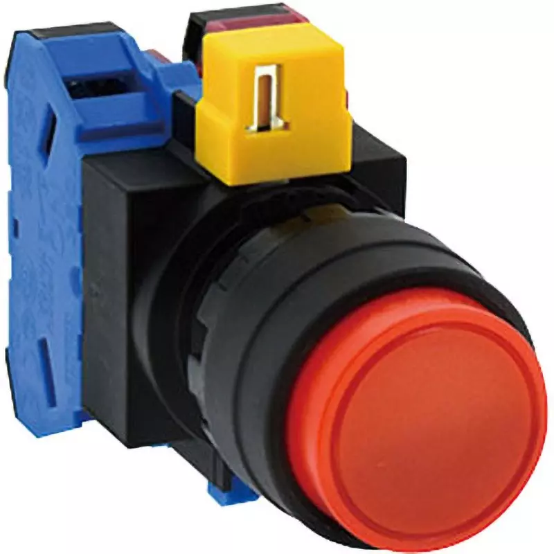 Buy IDEC Diameter 22 Hw Series Push Button Switch Protruding 2A Screw ...