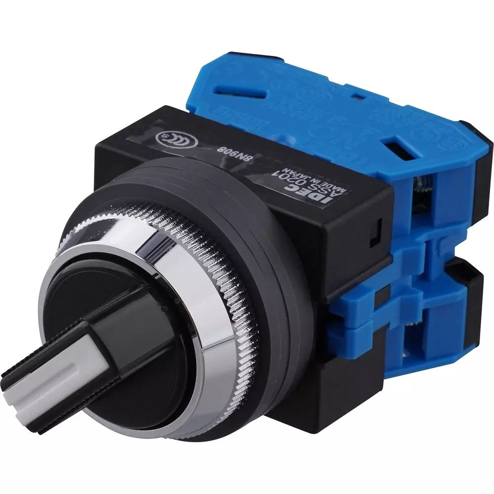 Buy IDEC Φ25 Tws Series Ass / Arrow Handle Selector Switch Silver 600 V ...