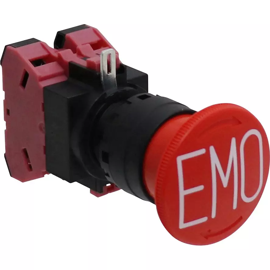 Buy IDEC Hw Series Semi Emergency Shut-Off (Emo) Switch Red, Hw1B-V402R ...