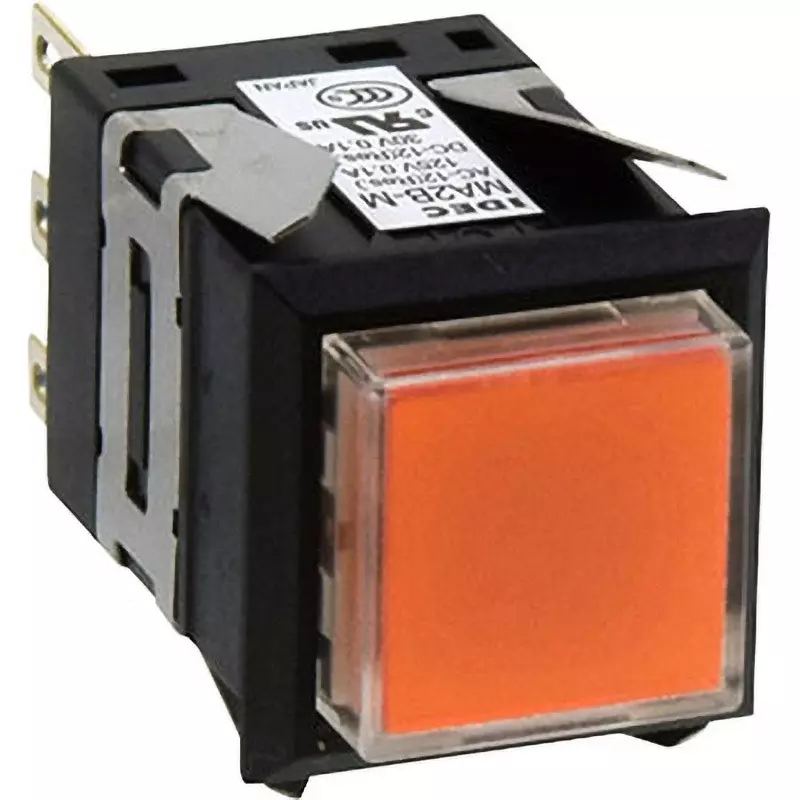 Buy IDEC Ma Series Push Button Switch (Square) 1C Soldering Tab 110 ...