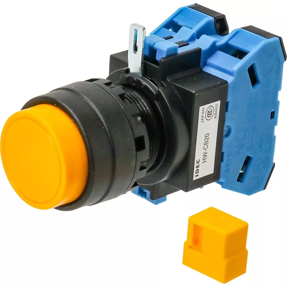 Buy IDEC Diameter 22 Hw Series Push Button Switch Protruding 2A Screw ...