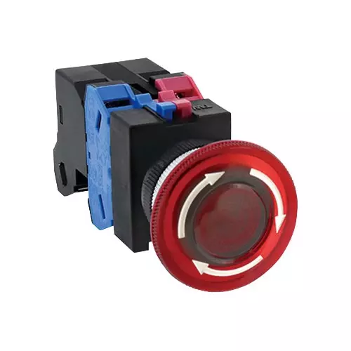 Buy IDEC TW Series Push Button Switch Large Push Lock Turn Reset Type ...