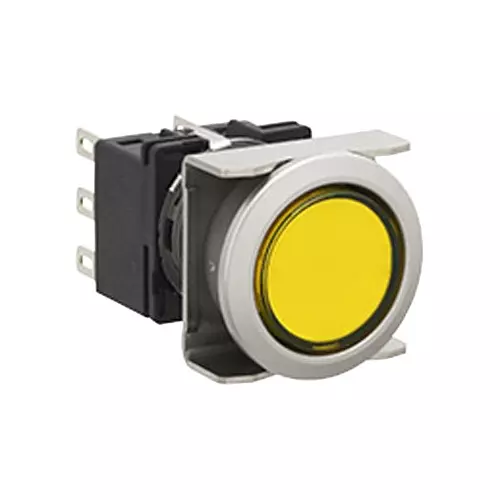 Buy LB6MB Series Push Button Switch Body Momentary Φ18.2 mm Gold ...