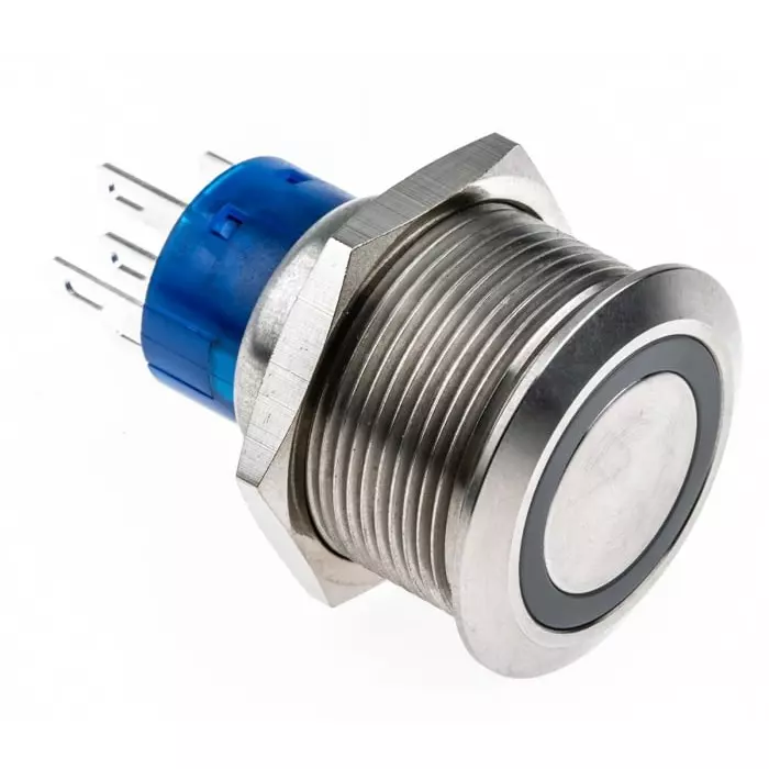 Buy RS PRO Illuminated Push Button Switch Panel Mount 22.2 mm SPDT Red ...