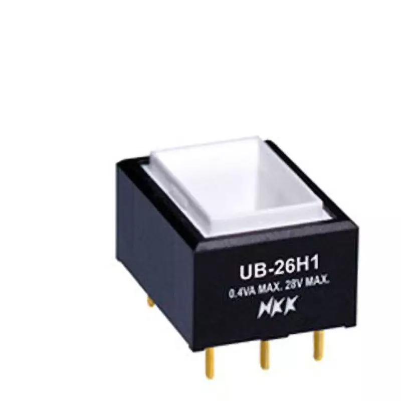 Buy NKK SWITCHES UB Rectangular Illuminated Push Button Switch Printed ...