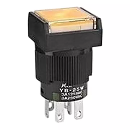 Buy NKK SWITCHES Standard Switch Illuminated Quick Connect Termination ...