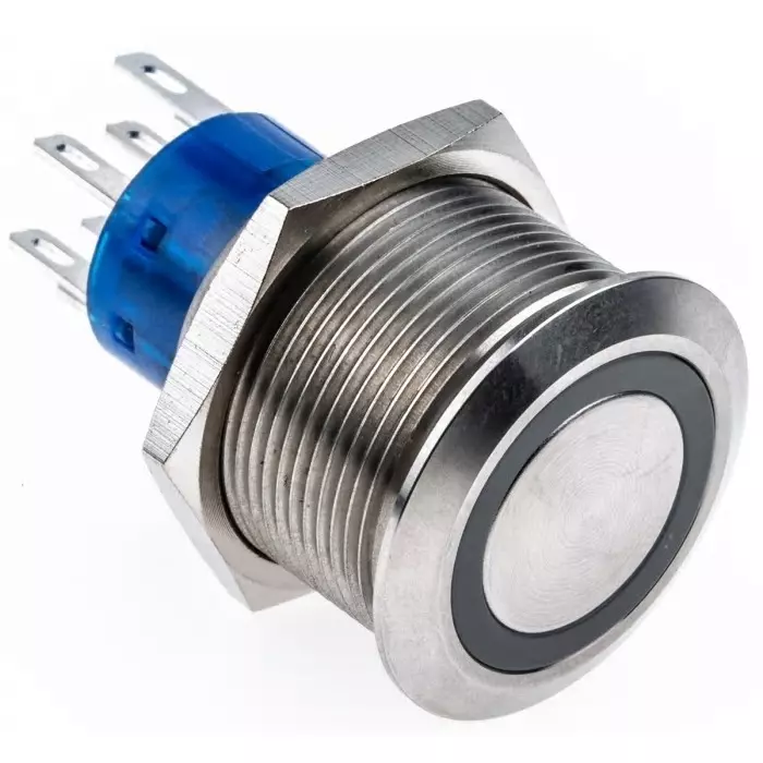 Buy RS PRO Illuminated Push Button Switch Momentary 22.2 mm 2NO/2NC ...