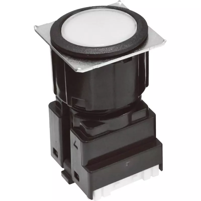 Buy Omron Illuminated Plateau Head Pushbutton Switch DC 5 V Round Amber ...