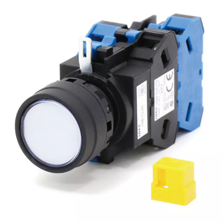 Buy IDEC HW Series Illuminated Push Button Switch Round Φ22 mm, HW1L ...