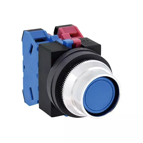 Buy IDEC TWS Push Button Switch Non-illuminated Round Φ25 mm Blue ...