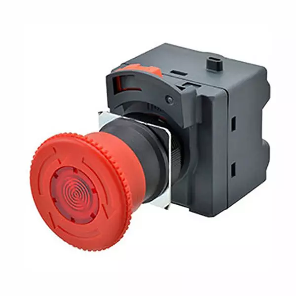 Buy Omron Emergency Stop Pushbutton Switch Φ22/25 mm, A22NE-M-PD03-C ...