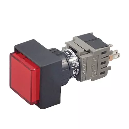 Buy Fuji Electric Square Projection Illuminated Push Button Switch Φ16 ...