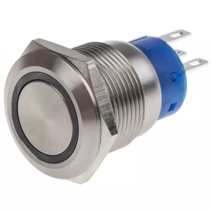 Buy RS PRO Push Button Switch Latching Panel Mount 19.2 mm Cutout ...