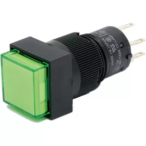 Buy Omron Momentary Pushbutton Switch Square LED Round Body Φ12 mm ...