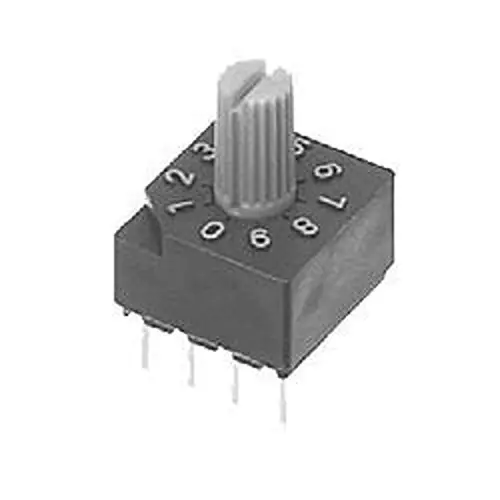 Buy NIDEC COMPONENTS Coded Rotary Switch Through Hole 16 Position 100 ...