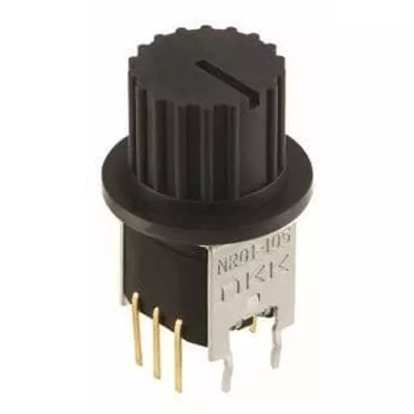 Buy NKK SWITCHES Rotary Switch Non-Illuminated Pin Termination 100 mA ...