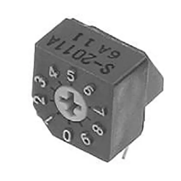 Buy NIDEC COMPONENTS Coded Rotary Switch Through Hole 16 Position 100 ...