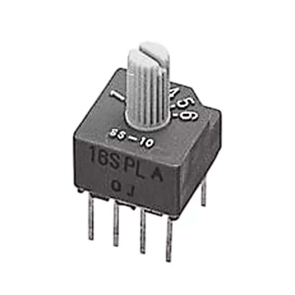 Buy NIDEC COMPONENTS Rotary Switch Non-Illuminated PC Pin Termination ...