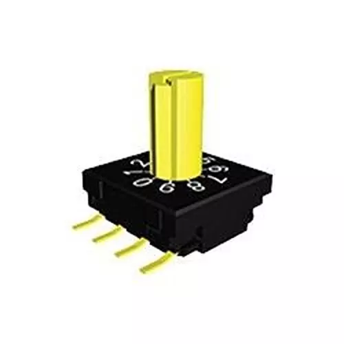 Buy NKK SWITCHES Rotary Switch Non-Illuminated Pin Termination 28 V DC ...