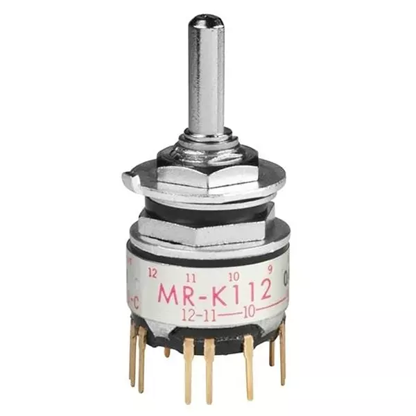 Buy NKK SWITCHES Rotary Switch Non-Illuminated Pin Termination 28 V DC ...