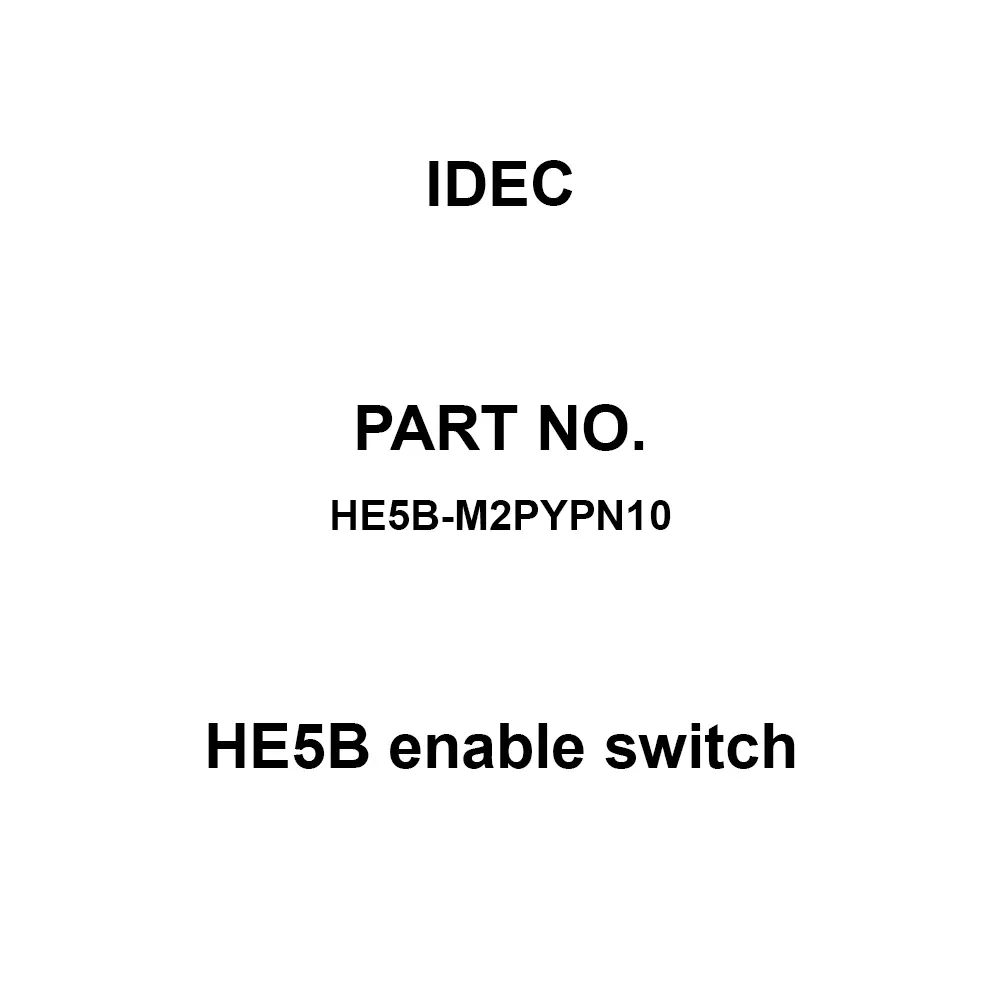 Buy IDEC HE5B enable switch 3-Position Switch: 2 Solder Terminal 125 V ...