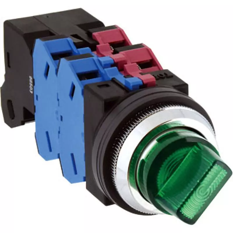 Buy IDEC ASLN Series Φ30 mm LED Illuminated Selector Switch 45° 3 Notch ...