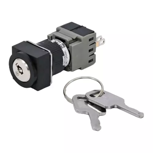 Buy Fuji Electric Key Type Square Frame Selector Switch Φ16 mm Diameter ...