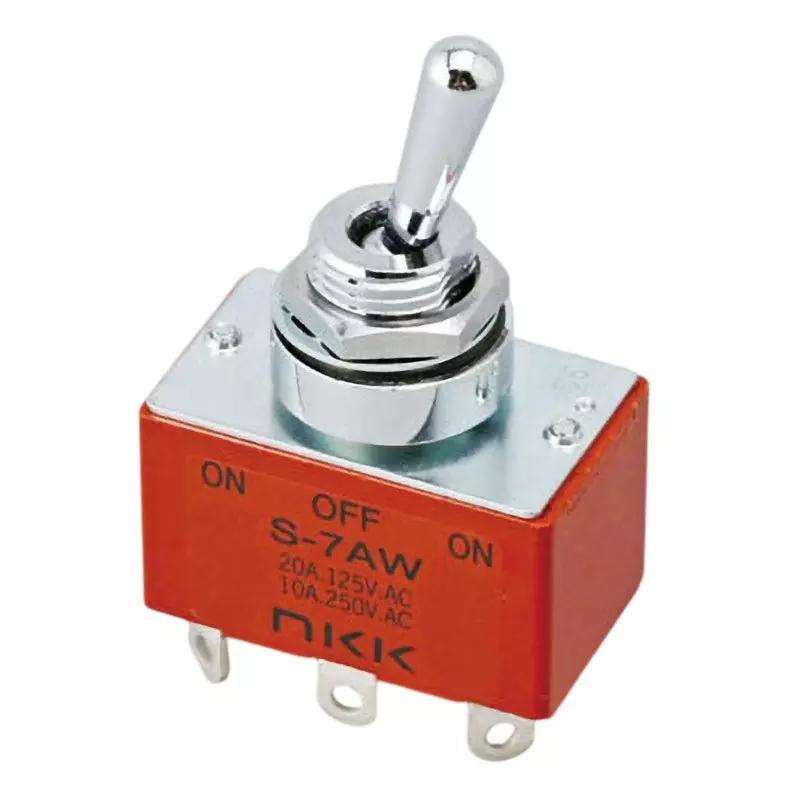 Buy NKK SWITCHES Small Toggle Switch 2 Pole, S-7AW Online at Best ...