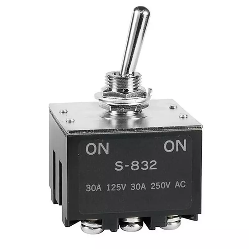 Buy NKK SWITCHES Toggle Switch Non-Illuminated Screw Termination 30 Amp ...