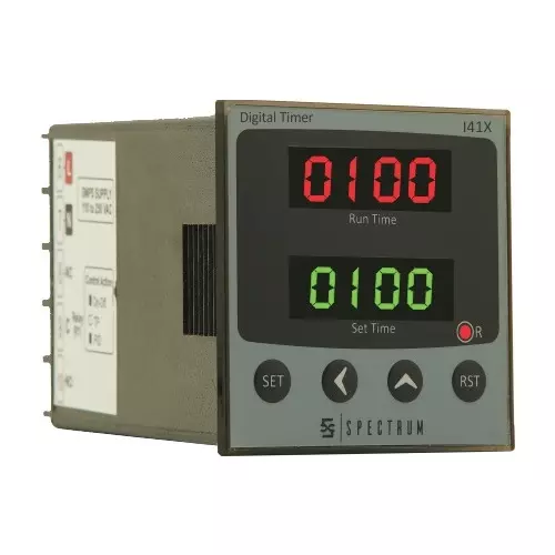 Buy Spectrum 48x48 mm Size 44x44 mm Panel Cutout Digital Timer, I41X ...